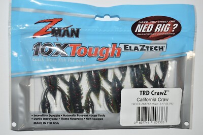 z-man zman trd crawz 2.5" naturally bouyant ned rig lure california ...