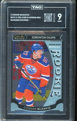 2015-16 O-Pee-Chee Platinum Marquee Rookies #M1 Connor McDavid TAG ...