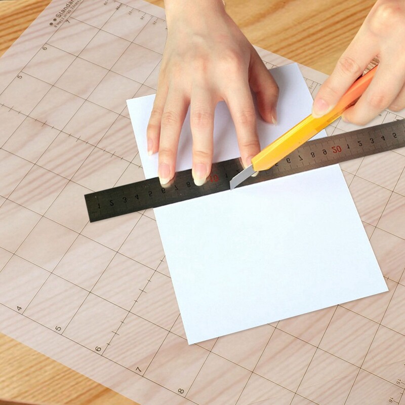 3Pcs Replacement Cutting Mat Adhesive Mat with Measuring Grid 8 By 12 ...