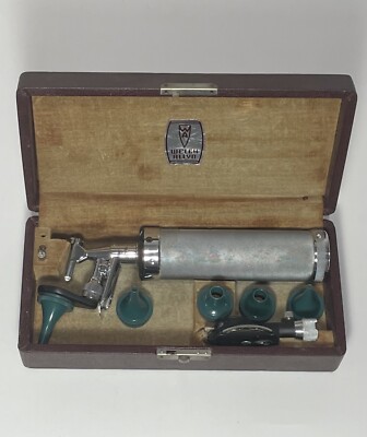 Vintage Welch Allyn Otoscope & Ophthalmoscope In Original Case - Works ...