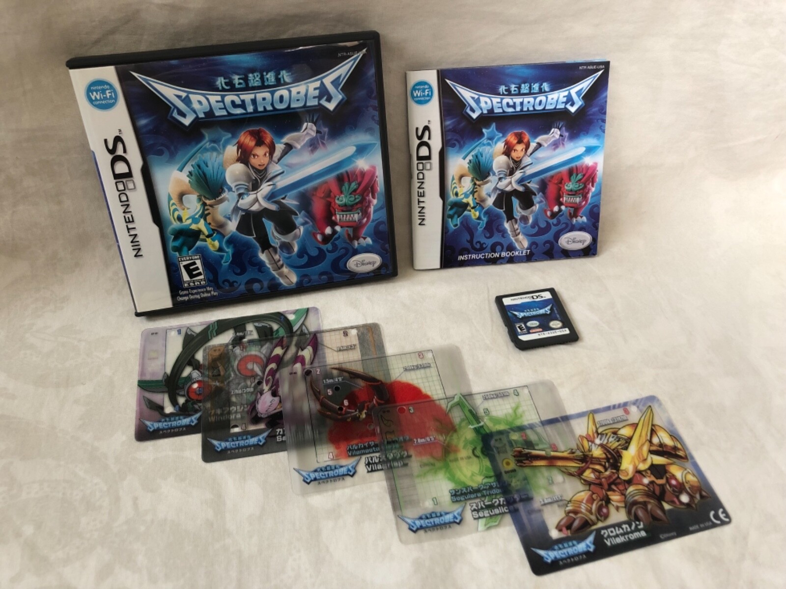 Spectrobes - Nintendo DS Game Complete TESTED with 4 Cards included for ...