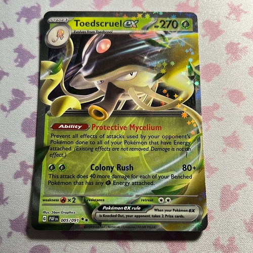 Toedscruel ex - Paldean Fates 005/091 - (2024) (NM) | eBay