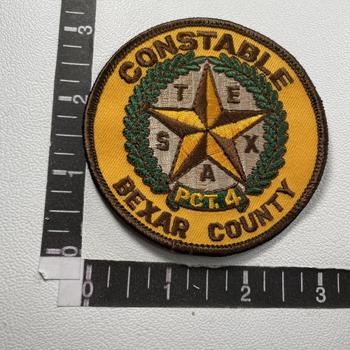 Precinct 4 CONSTABLE Bexar County Texas Patch 19U1 | eBay