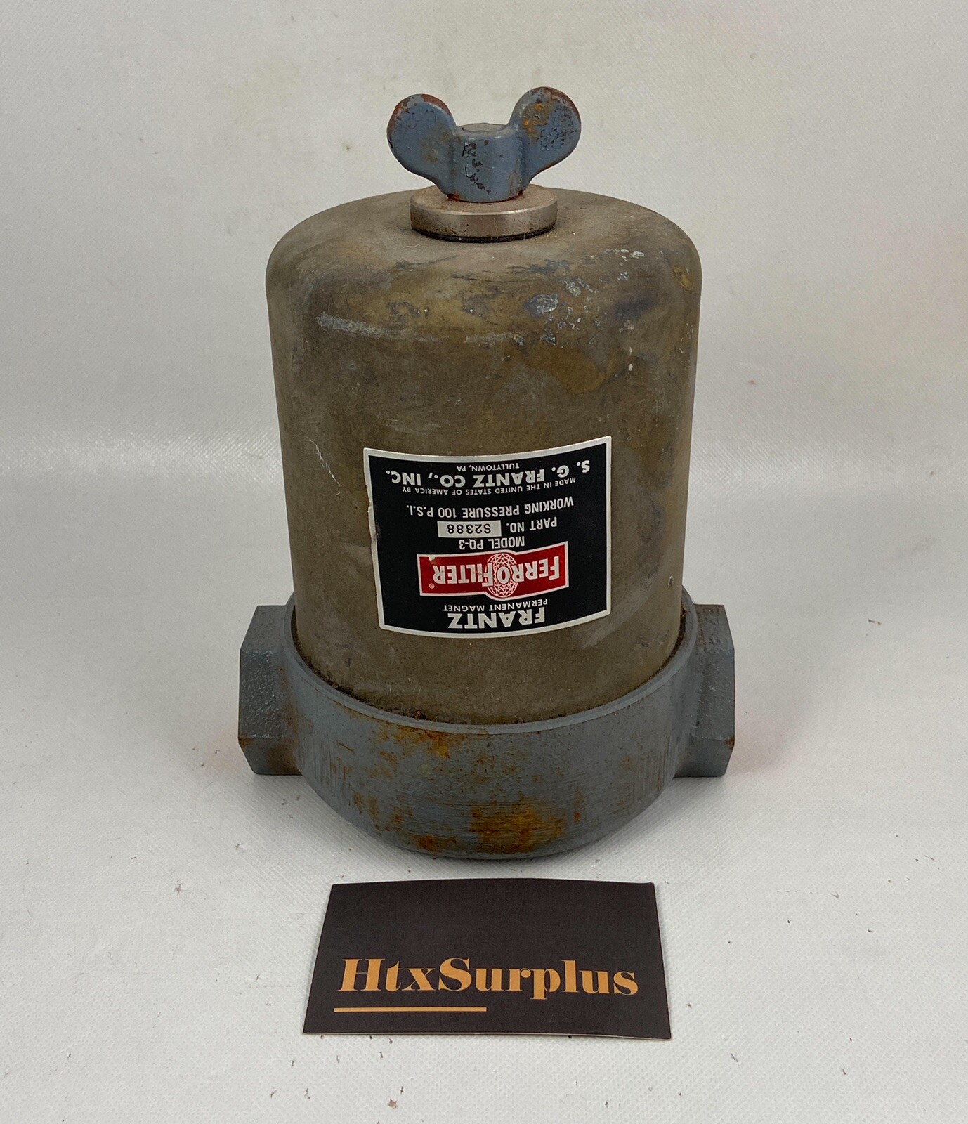 🌟S.G. Frantz Model PQ-3 Ferro Filter Permanent Magnetic Separator ...