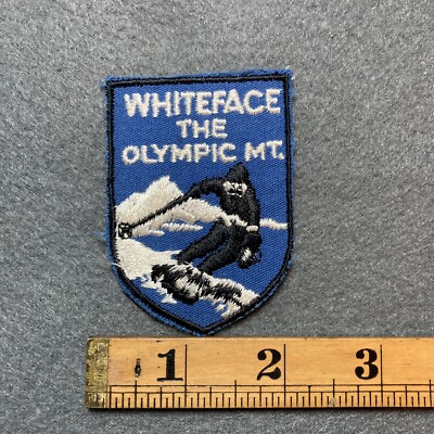 Vintage Whiteface The Olympic Mt Mountain Ski Patch F1 | eBay
