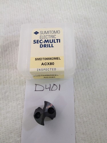 1 NEW SUMITOMO SMDT06562MEL CARBIDE DRILL INSERT. W40092270 GRADE: ACX80 (D401) | eBay