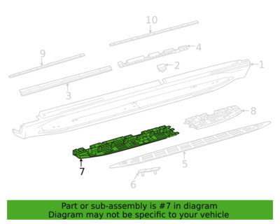 Mercedes Benz GLE450 GLE350 GLE580 20-23 Front Left Mounting Rail OE ...