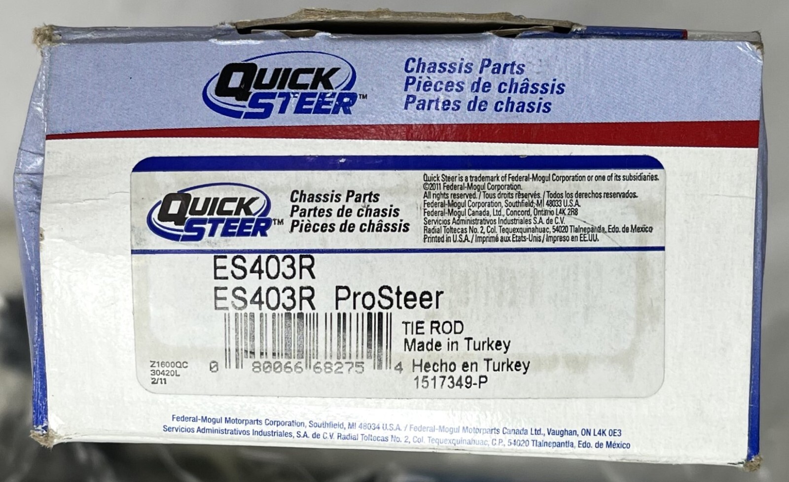 ES403R Front Outer Tie Rod End For Select GM cars 1971-1976 Steering ...