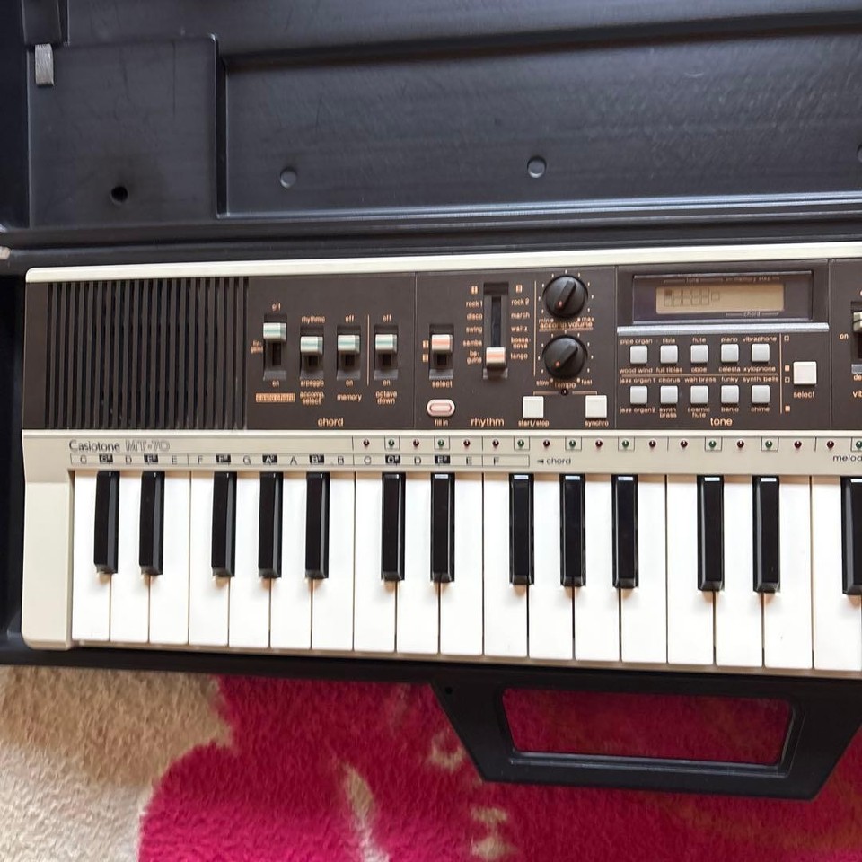 [HARD CASE] CASIO MT-70 Electronic Keyboard - Japan Retro Sound | eBay UK