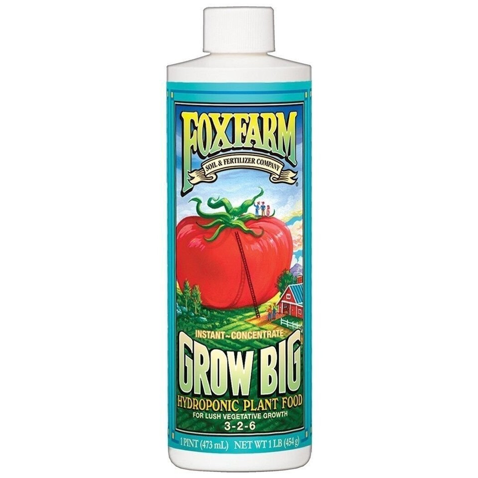 FoxFarm Hydro Trio Nutrient Bundle, Big Bloom, Grow Big Hydro, Tiger ...