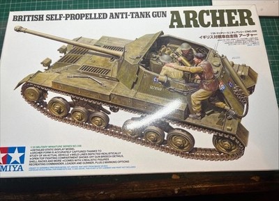 TAMIYA 35356 British Self Propelled Anti Tank Gun Archer 1:35 Military ...