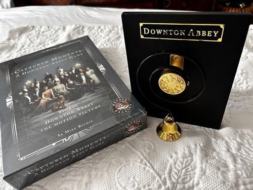 DOWNTON ABBEY LOT: GOLD REPLICA SERVANTS 'BELL', CAPTURED MOMENTS GAME ...