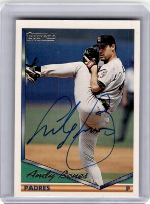 1994 Topps Gold Andy Benes Auto San Diego Padres #70 Signed IP | eBay