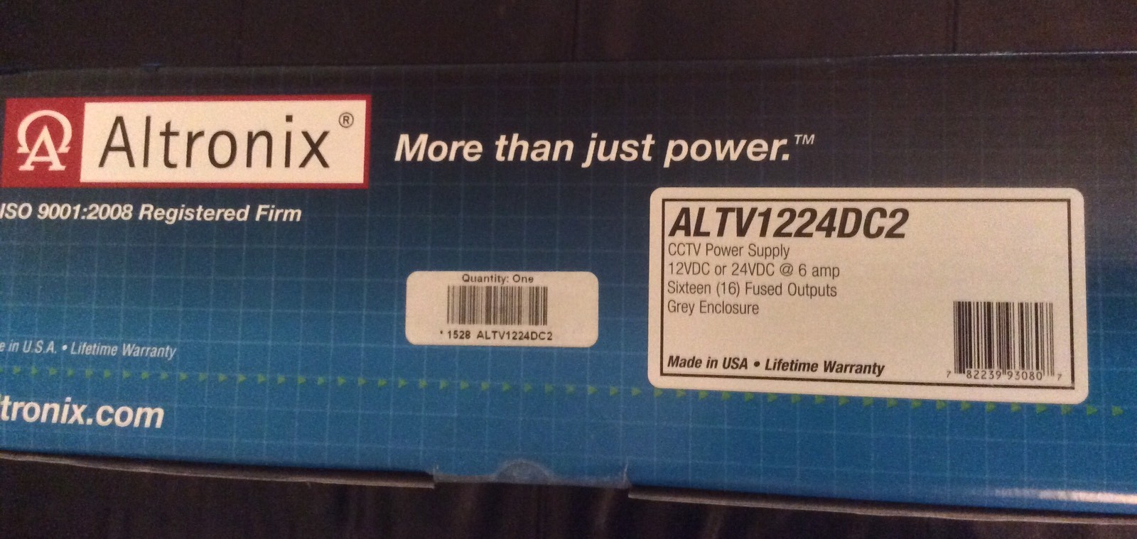 Altronix ALTV1224DC2 CCTV Power Supply 12VDC 24VDC 6amp 16 Fues Outputs ...
