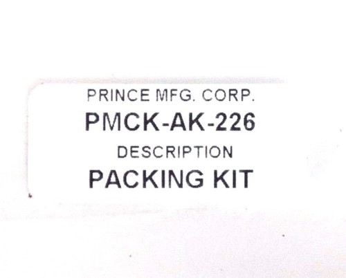 NIB PRINCE MFG. CORP. PMCK-AK-226 PACKING KIT PMCKAK226 | eBay