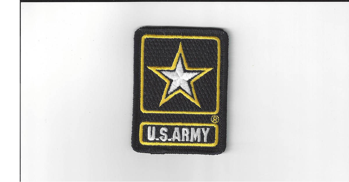 United States Army Patch US Army Embroidered Iron On Patch USA SHIPPER ...