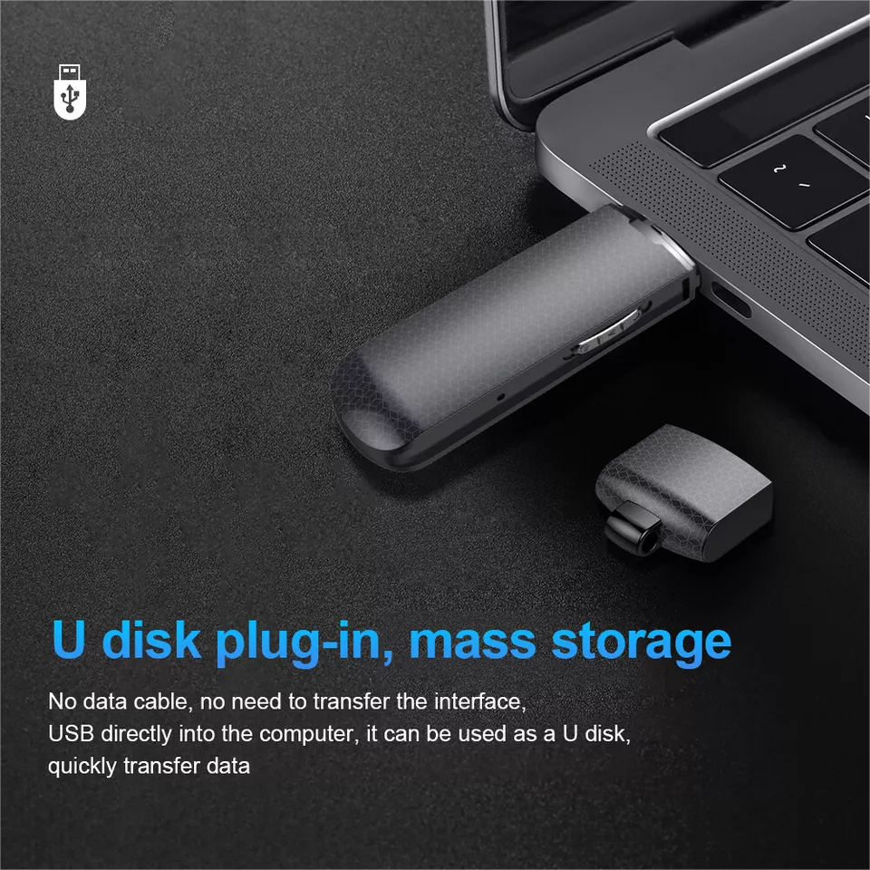 16GB Mini Audio Voice Recorder Digital Sound Dictaphone USB Flash Drive ...