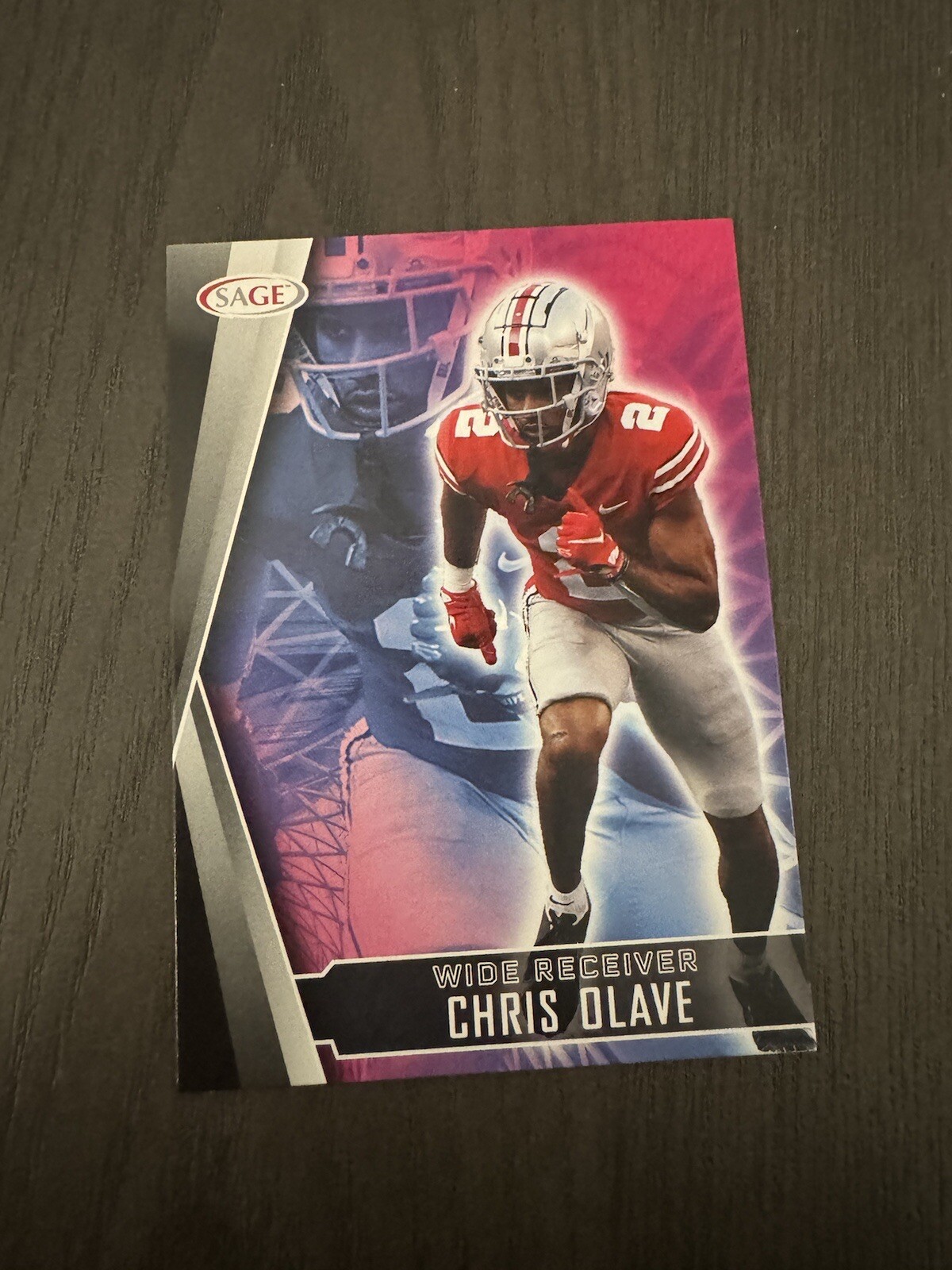 2022 Sage Hit #8 CHRIS OLAVE New Orleans Saints Football ROOKIE Card RC ...