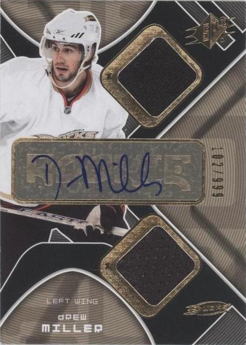 2007-08 SPx - Drew Miller #202 /999 (AU, MEM, RC) for sale online | eBay