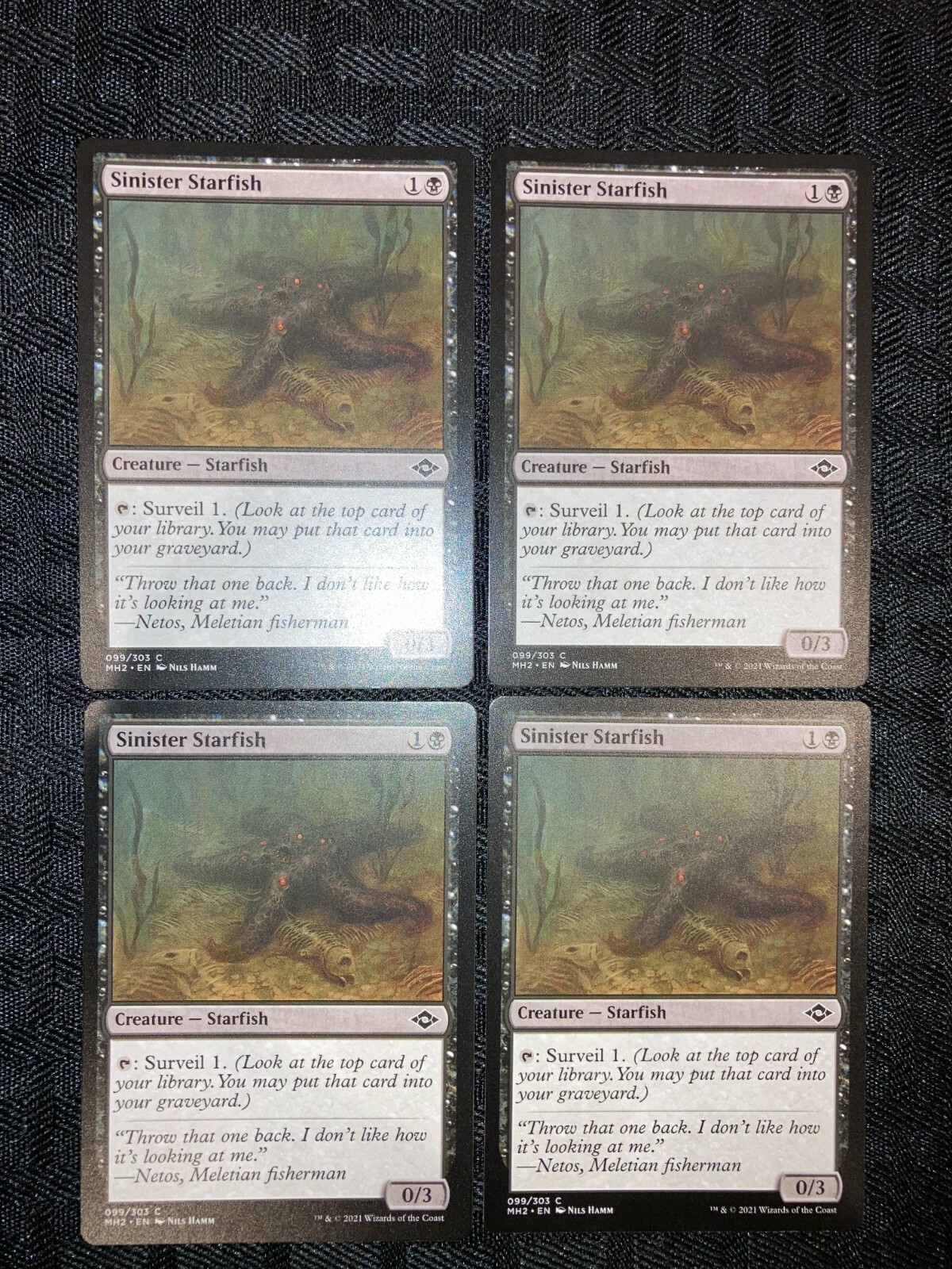 Sinister Starfish x4 MTG C Modern Horizons 2 Mint Playset Magic the ...