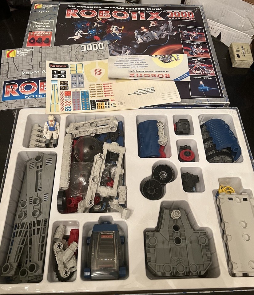 Robotix 3000 Learning Curve Toys 1994 with Box - 98300 (FOR PARTS) | eBay