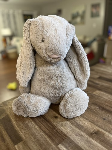 JellyCat London Bashful Light Brown Bunny Plush Floppy Ear Stuffed ...