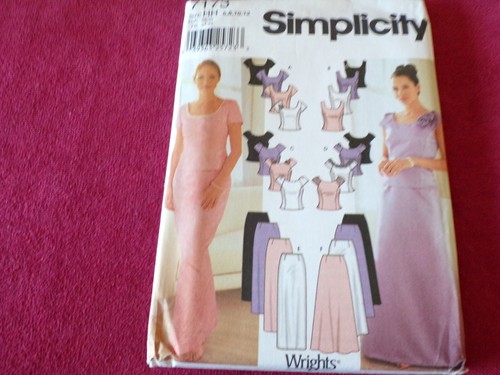 🌼 SIMPLICITY #7173-LADIES EVENING - BRIDAL - COCKTAIL SEPARATES PATTERN ...