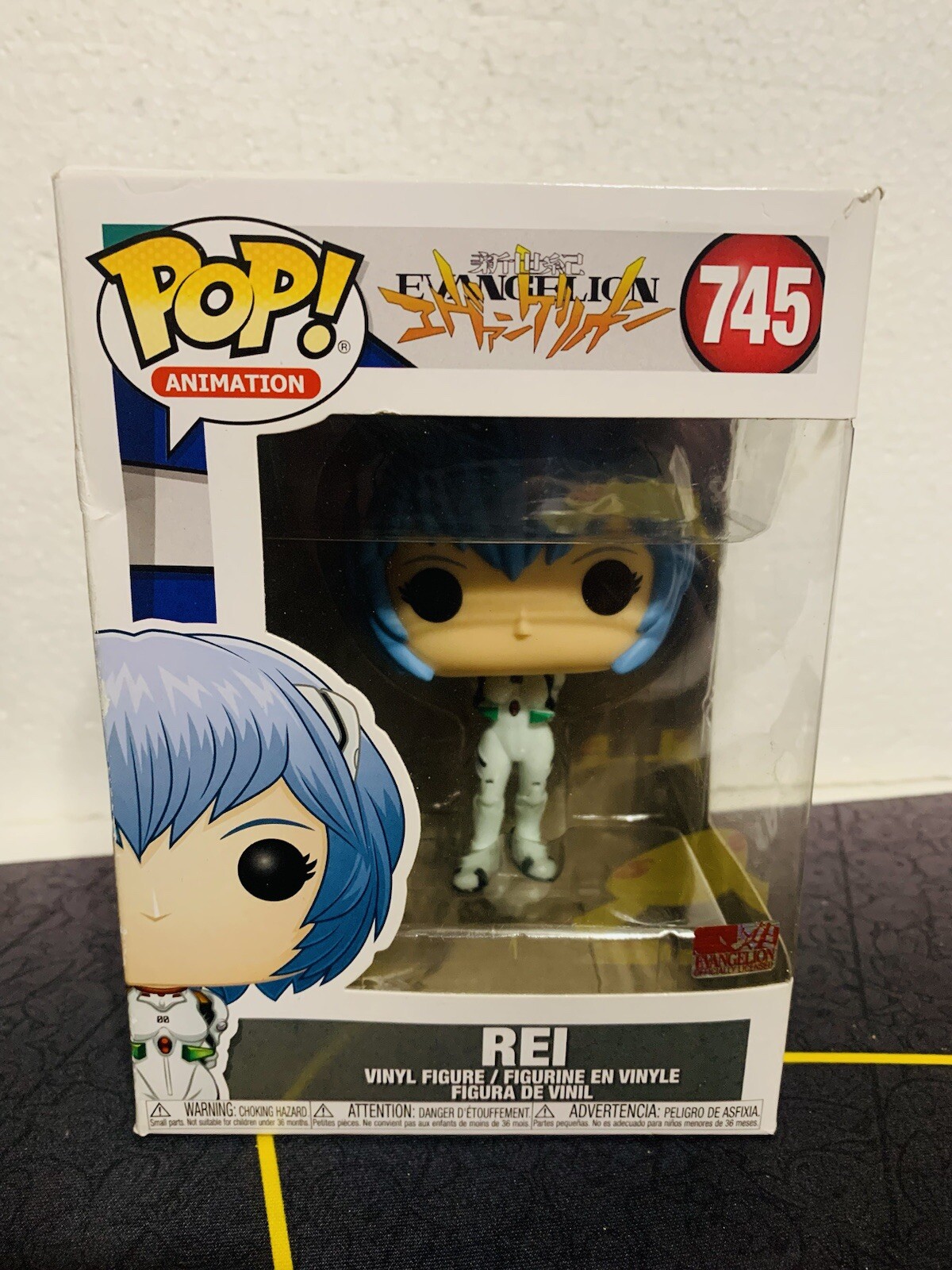 Funko Pop! Animation Neon Genesis Evangelion REI AYANAMI Figure #745 ...