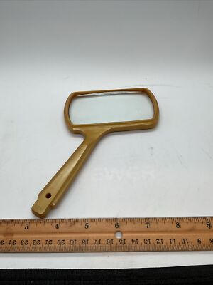 Optics Pearl - Vintage Rectangular Handheld Magnifying Glass - Tan | eBay