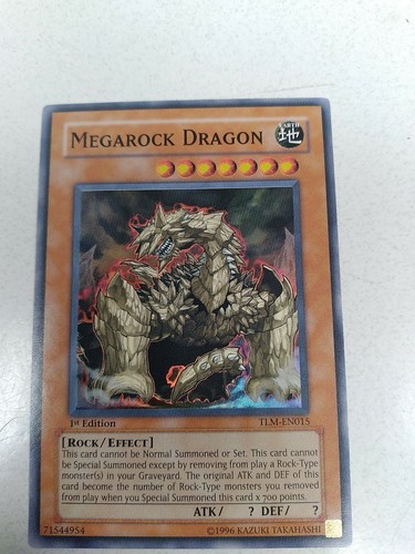 Yugioh Megarock Dragon TLM-EN015 - Super Rare - 1st Ed - Card - Lost ...