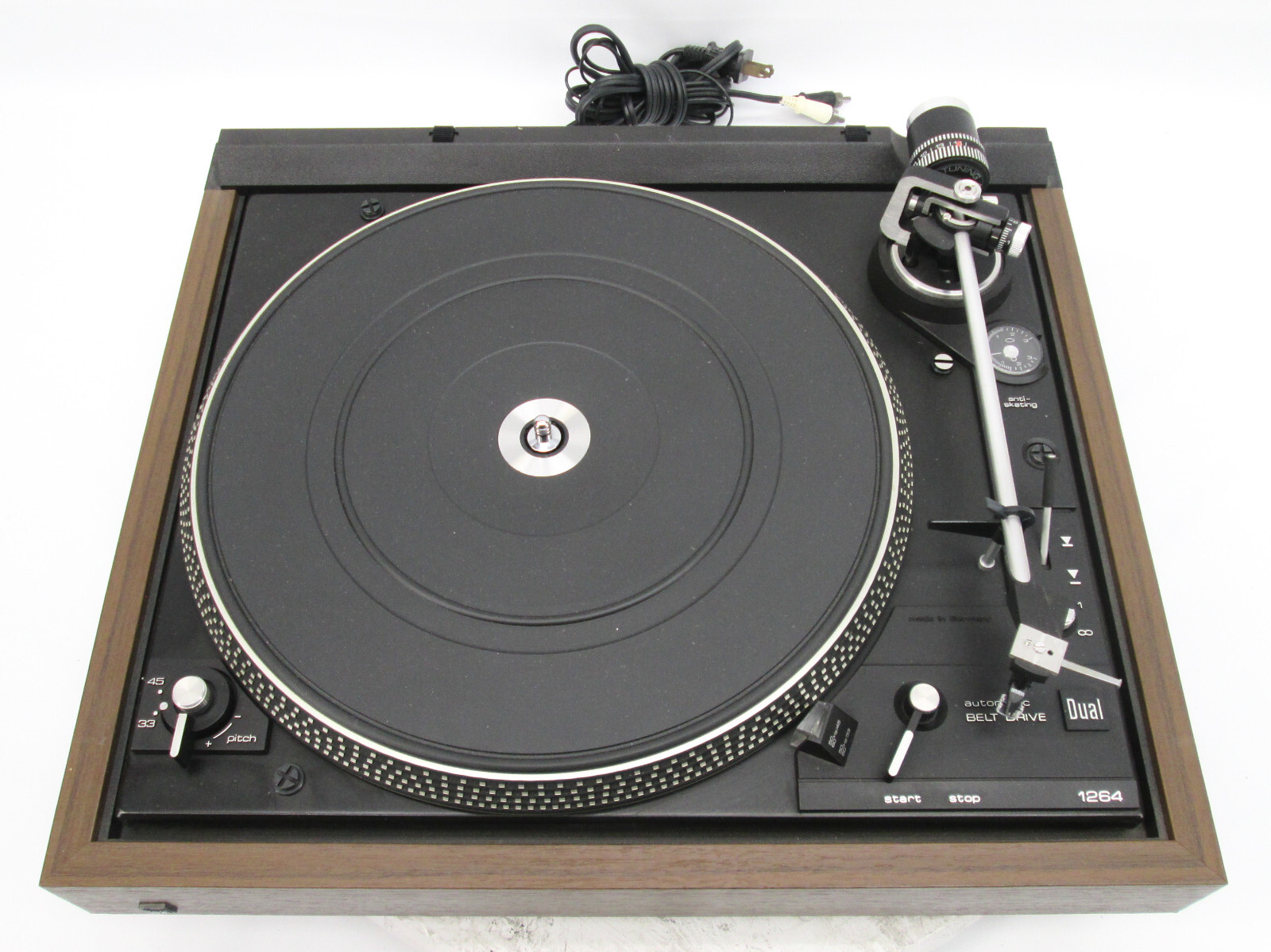 DUAL Model 1264 Automatic Belt Drive Turntable Record Player + Ortofon ...