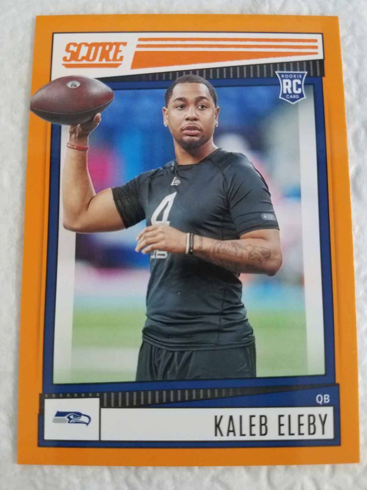 KALEB ELEBY SEATTLE SEA HAWKS ROOKIE 2022 PANINI - SCORE FOOTBALL #313 ...