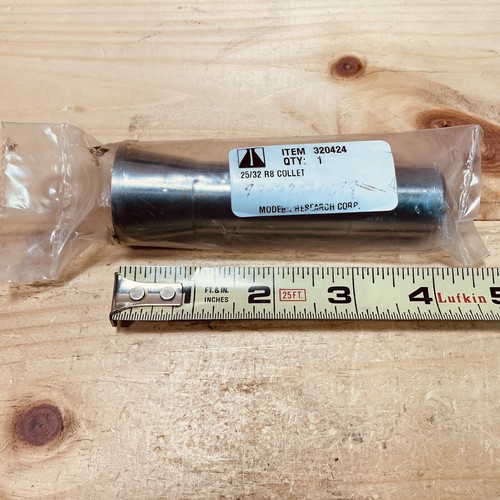 New 25/32" R8 Round Collet High Precision Drawbar Thread 7/16-20 Modern ...
