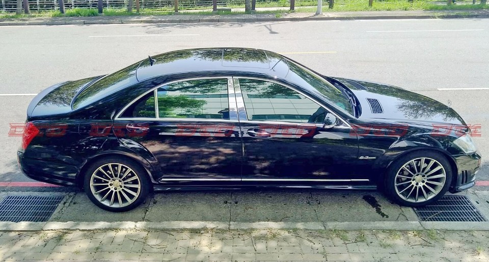 2007-2013 Fits Mercedes Benz S W221 4D A Rear Trunk Spoiler Painted ...