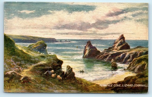 POSTCARD Raphael Tuck Kynance Cove Lizard Cornwall 3320 Oilette Jenkins ...