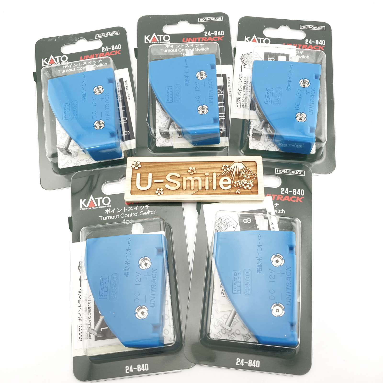 Kato 24-840 HO/N Scale UniTrack Turnout Control Switch 5set From Japan ...