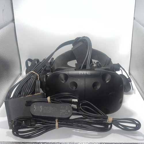 HTC Vive Virtual Reality Headset - Headset ONLY with Cables & Linkbox ...