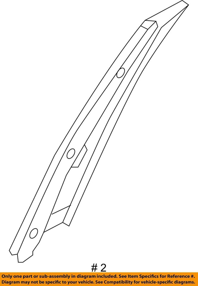 KIA OEM 20-25 Telluride Rear Door Exterior Trim-Applique 83250S9000 | eBay