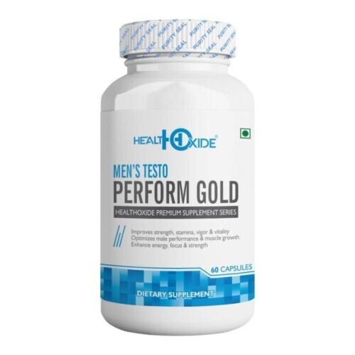 Testo homme HealthOxide Perform Gold 60 capsules avec livraison rapide ...
