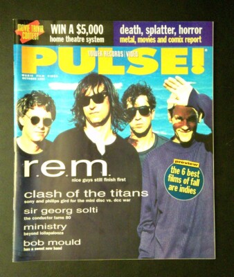 Pulse Magazine: October 1992 - R.E.M., Ministry, Horror & Heavy Metal ...