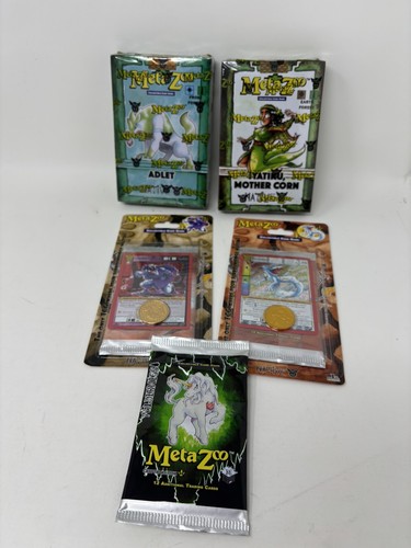 Metazoo Sealed Lot Native And Wilderness 5 Pieces Theme Deck Booster ...