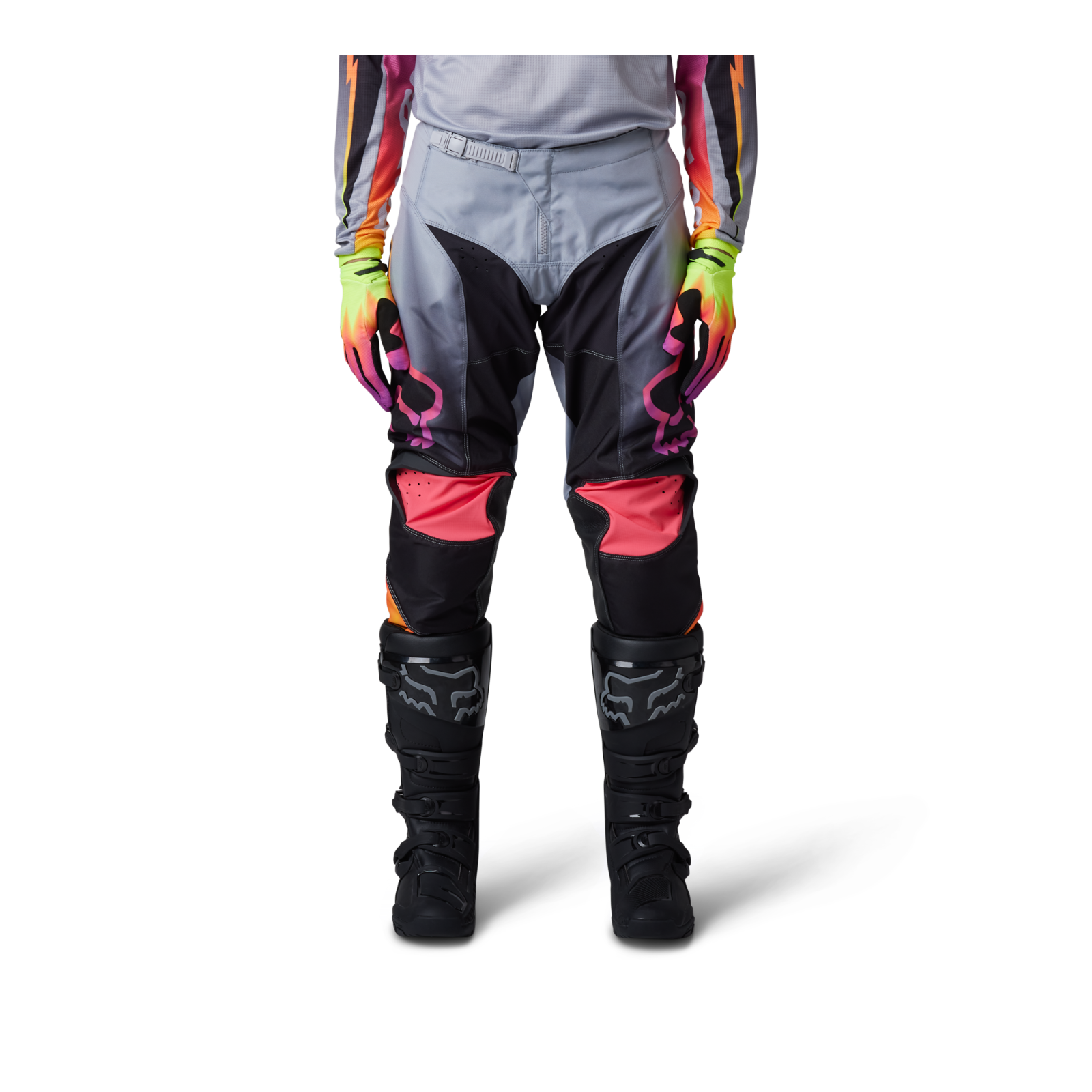 Fox Racing 180 Moto Gear Set Jersey Pant Combo Statk Steel Grey SM/30 ...