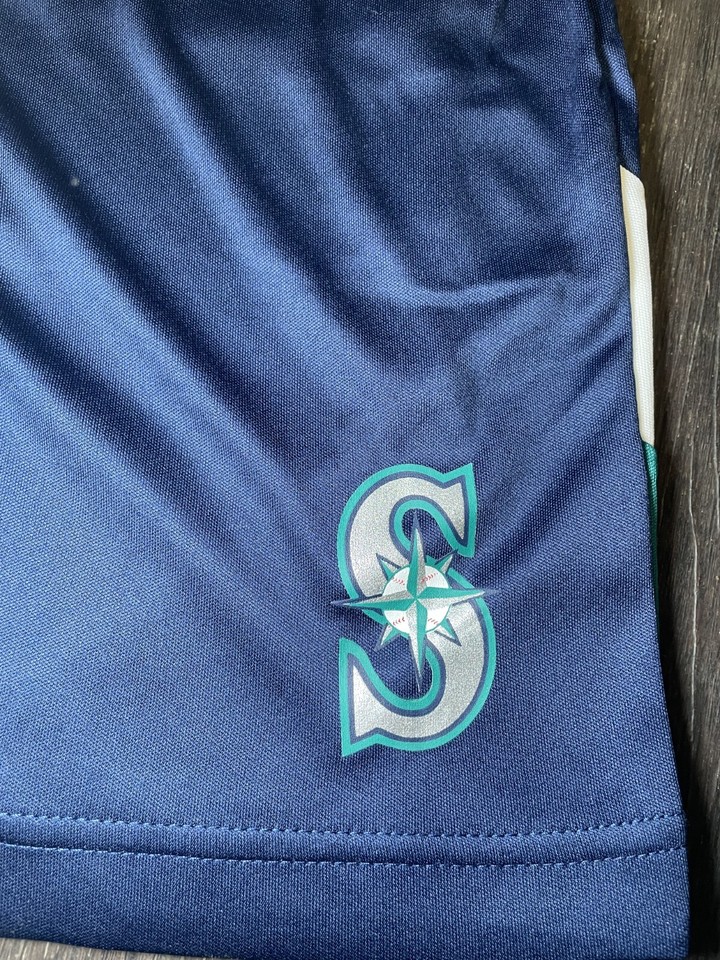 Seattle Mariners Fanatics Branded Slice Shorts - Navy FREE DELIVERY | eBay