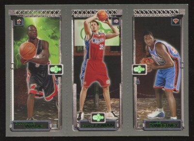 2003-04 Topps Matrix Dwyane Wade Chris Kaman Mike Sweetney Trio Rookie ...
