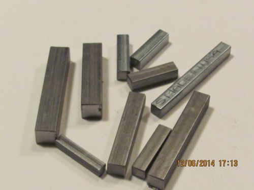 Key Stock Machine Shaft 5/16" Sq X 1" Long 10 Pcs | eBay