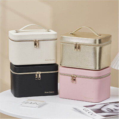 Makeup Box with Led Light Mirror Make up Case Cosmetic Organizer Black ...