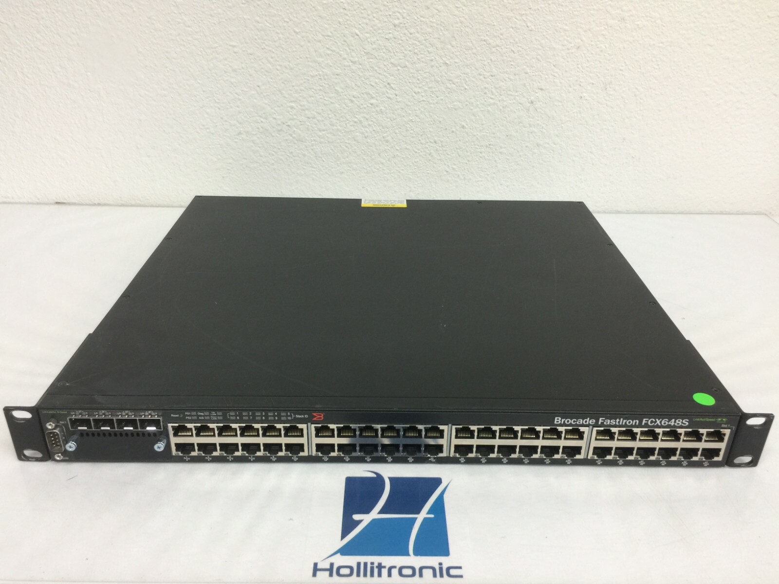 BROCADE FASTIRON FCX648S 48-PORT GIGABIT ETHERNET SWITCH 1x P/S | eBay