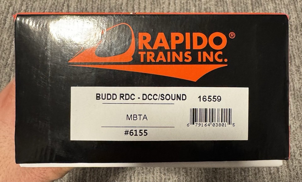 MBTA RDC Budd Car HO SCALE DCC LOK sound NIB BOSTON MAINE | eBay
