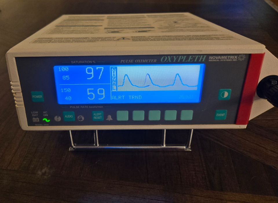 Novametrix Oxypleth model 520A Pulse Oximeter | eBay