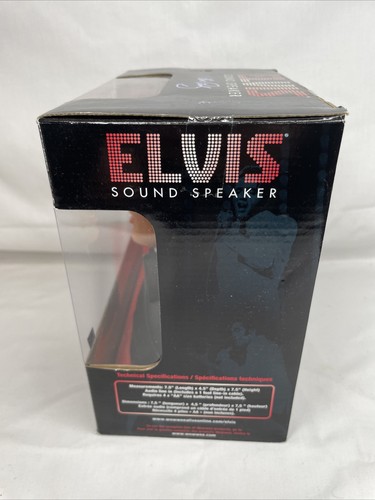 WowWee Alive Elvis Presley Sound Speaker Item No. 9105 2007 Brand New ...